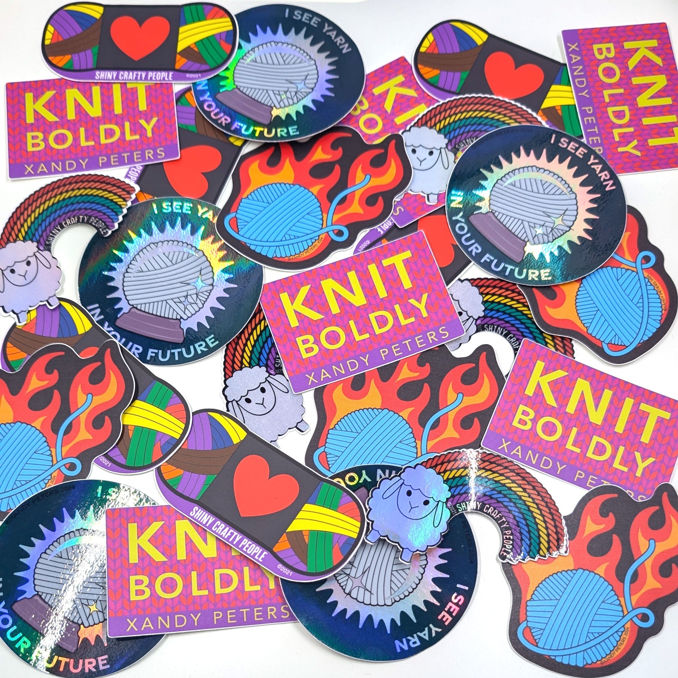 Stickers and Pins – Xandy Peters